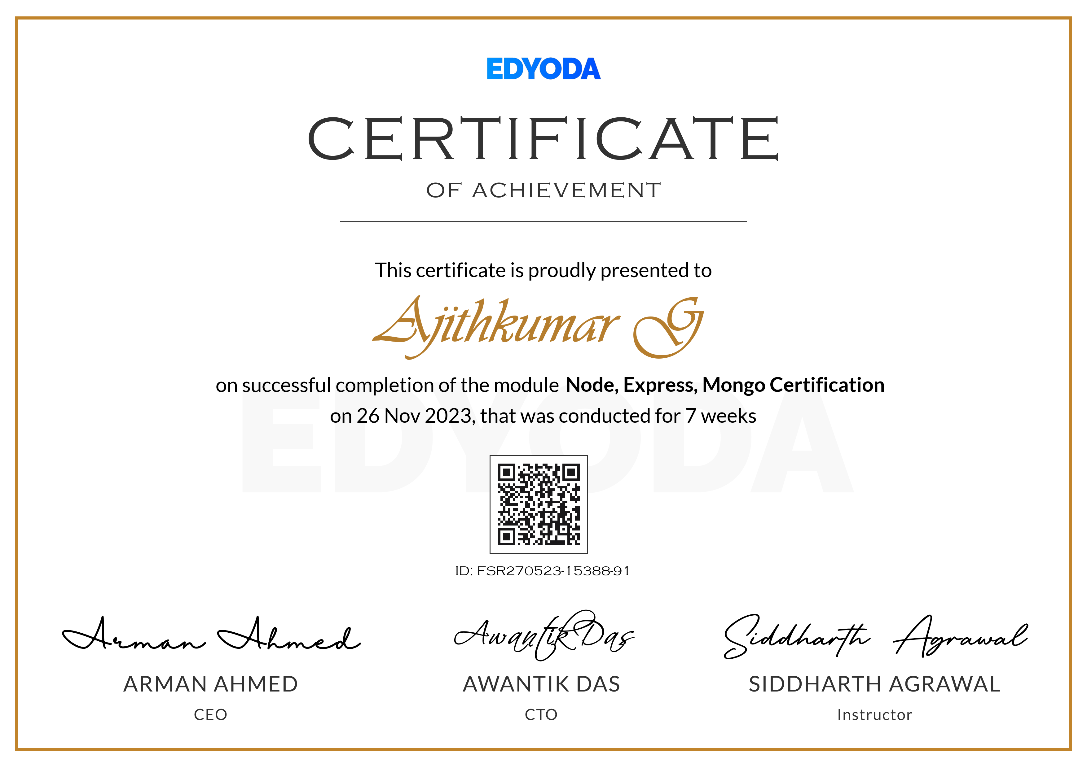 Ajith Kumar G - Junior MERN Full Stack Developer | Passionate about Web ...