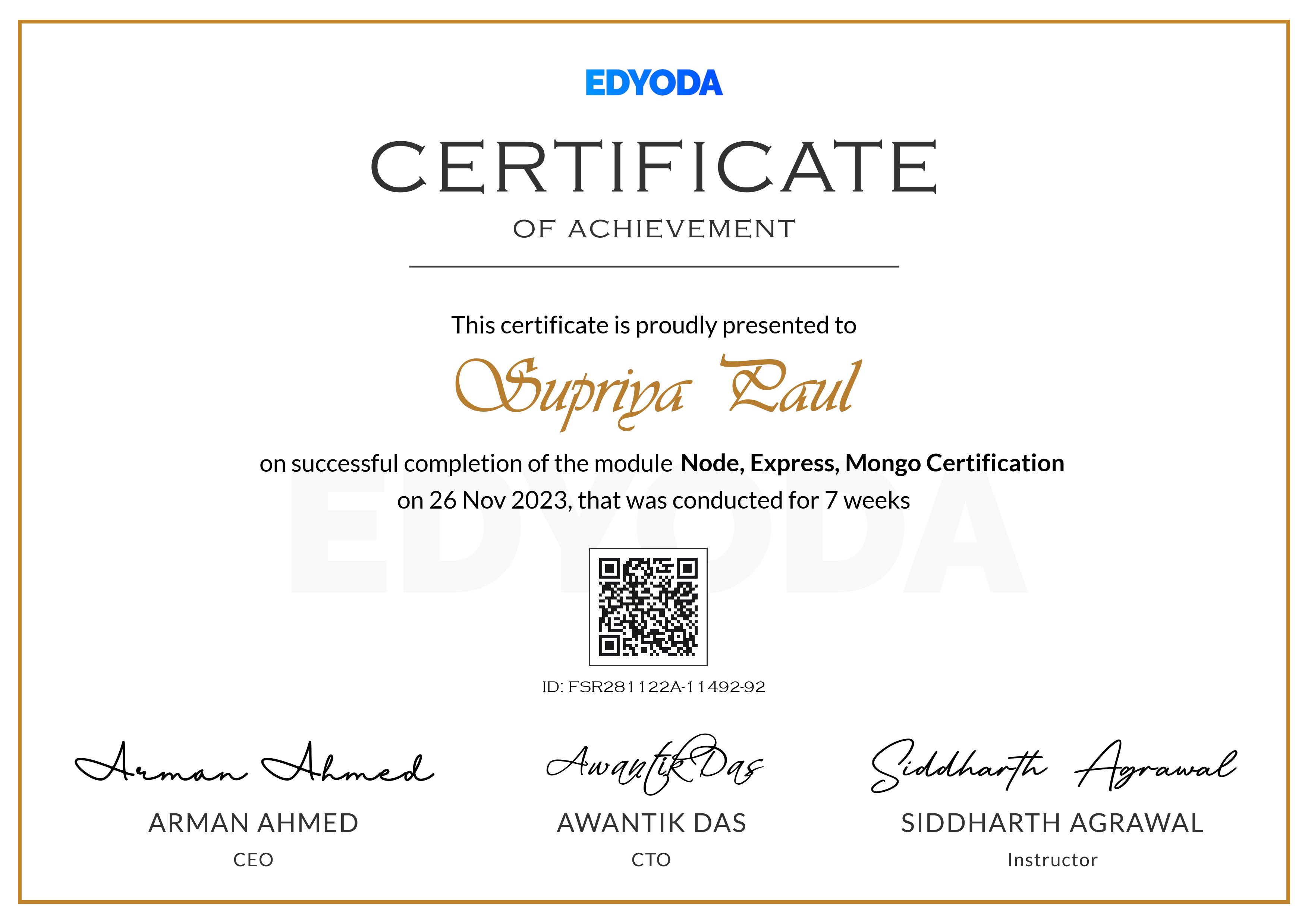 Supriya Paul - Full Stack Developer Enthusiast | Crafting Seamless Web Experiences | GATE CY AIR ...