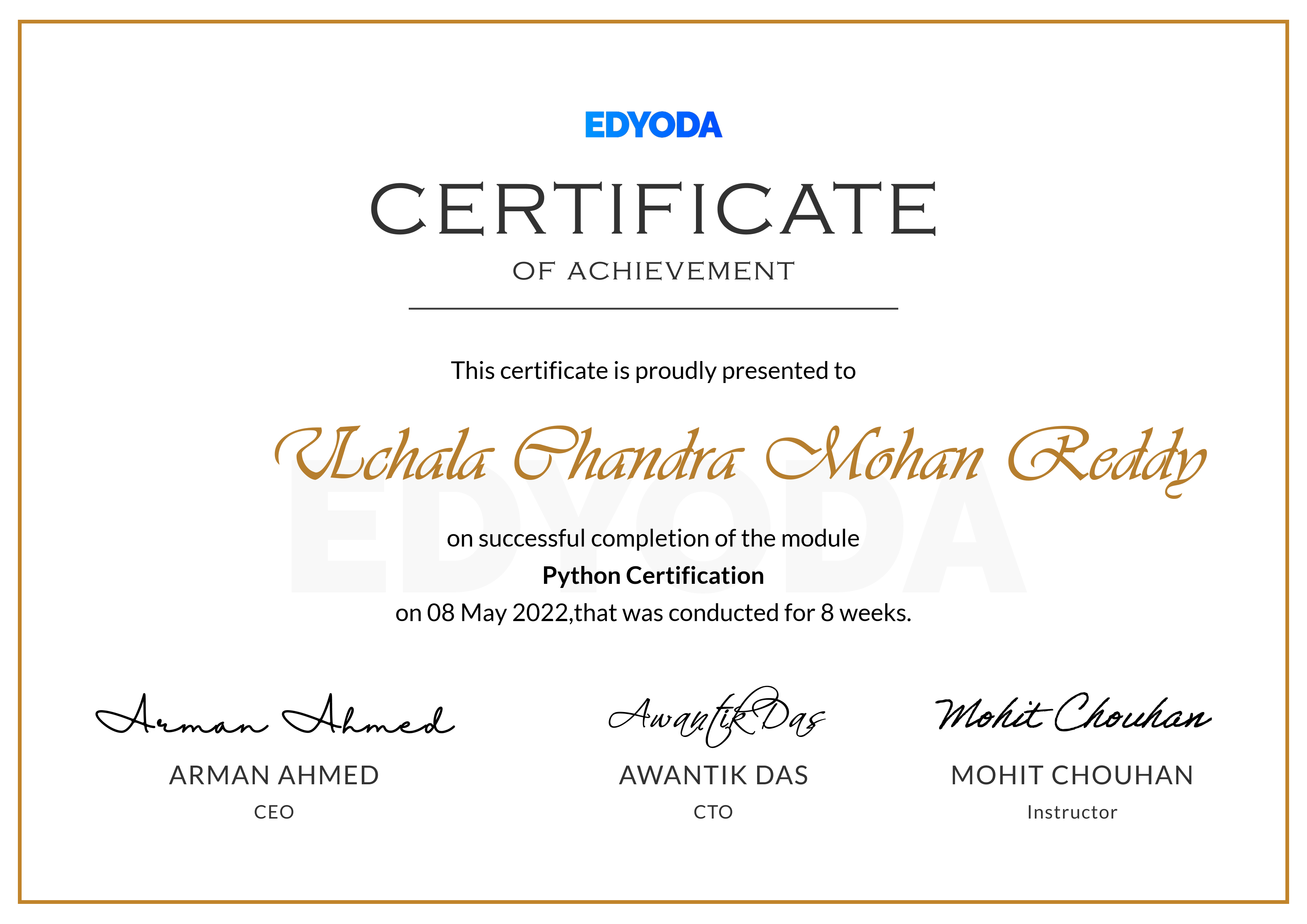 Chandra Mohan Reddy Uchala - Senior Software Engineer at Thirdware Tech ...